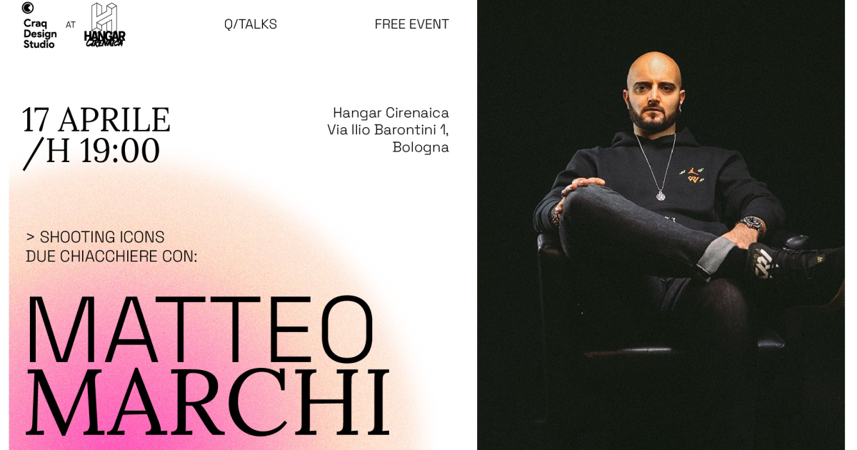 Shooting Icons: Matteo Marchi in Hangar Cirenaica per il primo episodio ...
